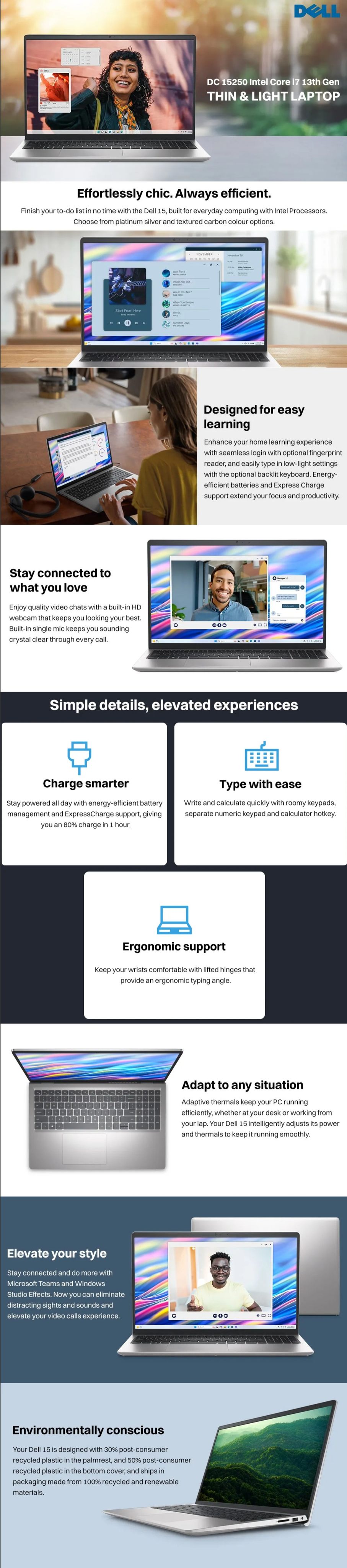 Laptops :: Dell Laptops :: Dell DC 15250 Thin & Light Laptop | Intel ...