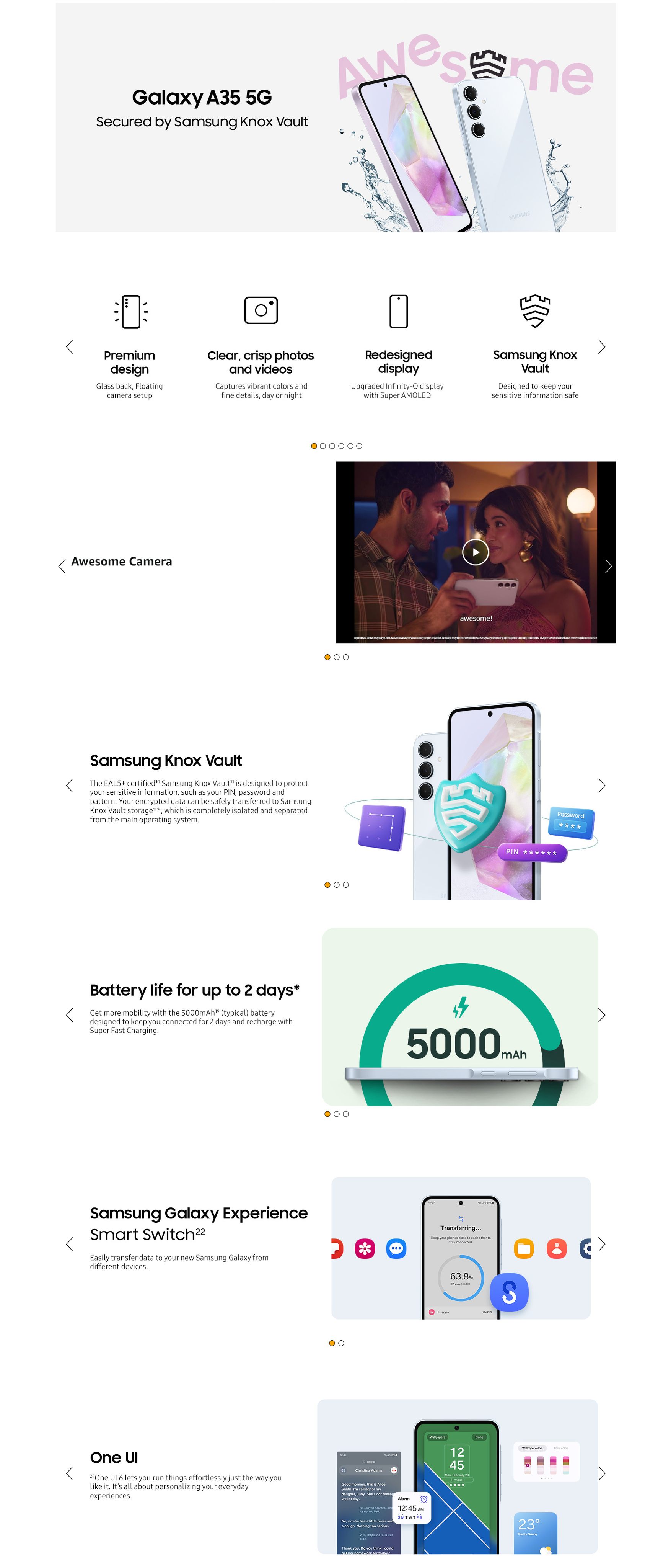 Mobile Phones :: Samsung :: Samsung Galaxy A35 5G | 8 GB | 256 GB ...