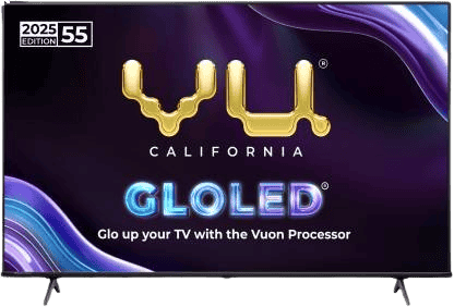 TV :: VU :: Vu GloLED Ultra HD 4K TV | 139 cm (55 Inch) | 55GLOLED25