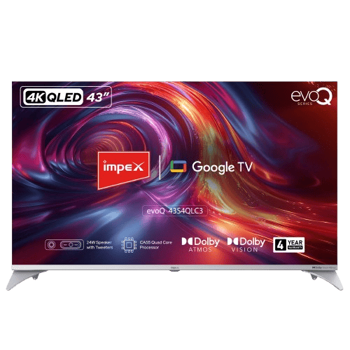TV :: Impex :: Impex evoQ 108 cm (43 inch) QLED TV | HDR10 | 43S4QLC3