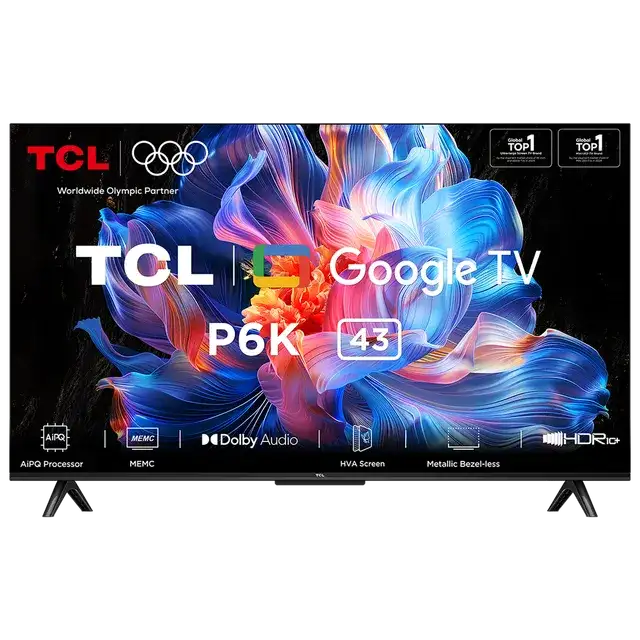 TV :: TCL :: TCL 4K Ultra HD LED Smart Google TV | 109.22 cm (43 inch) | Google Voice Assistant