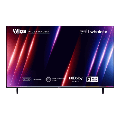 TV :: Impex :: Impex WIOS Whale Series 4K UHD QLED Smart TV | 139 cm ...