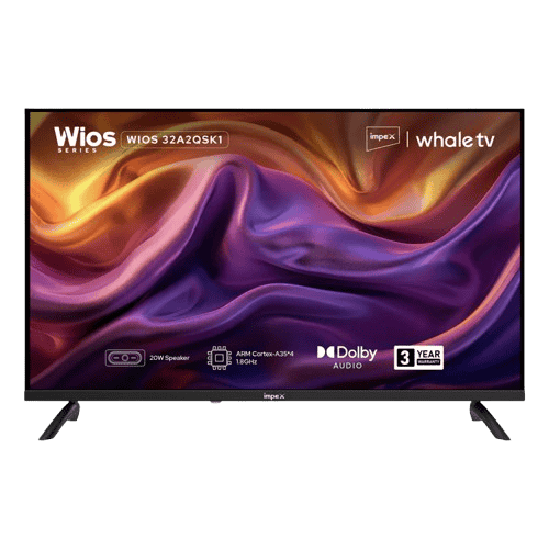 TV :: Impex HD QLED Smart TV | 32-inch | WIOS 32A2QSK1 | Black