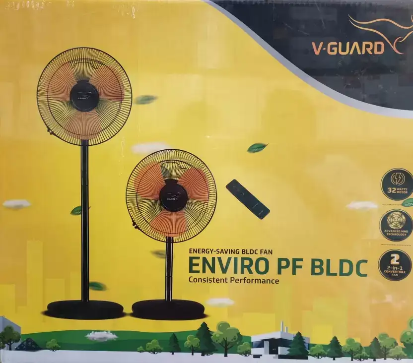 Small Appliances :: Fans :: V-Guard Enviro BLDC Motor 3 Blade Pedestal ...