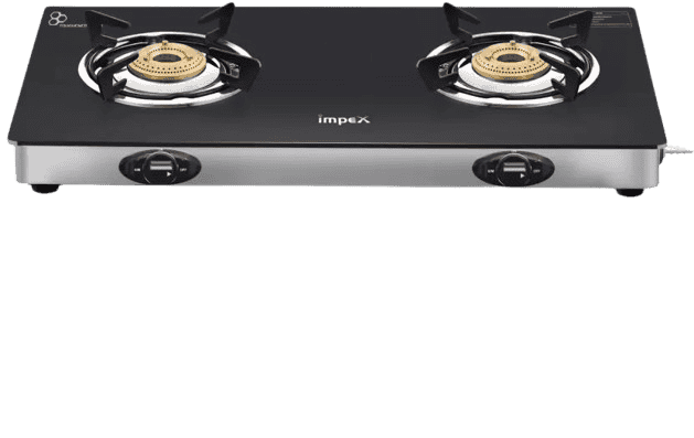 Kitchen Appliances :: Gas Stoves :: IMPEX ASPIRA 2B Glasstop Stainless ...