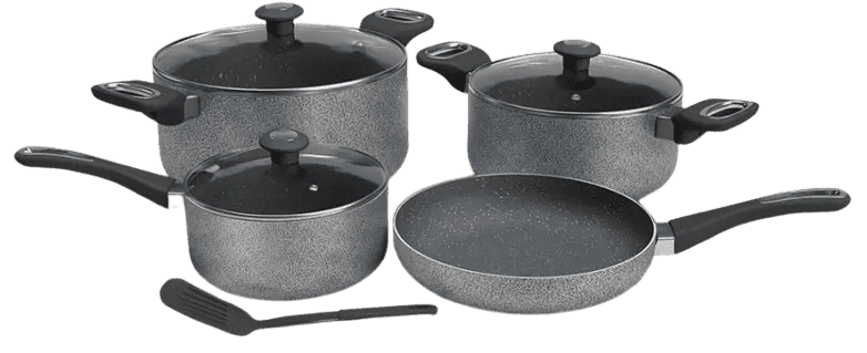 Kitchen Appliances :: Impex Royal Granite 8 Pcs Non Stick Coated ...