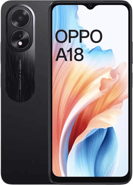 Mobile Phones :: Oppo :: OPPO A18 | 128 GB / 4 GB RAM | Glowing Black