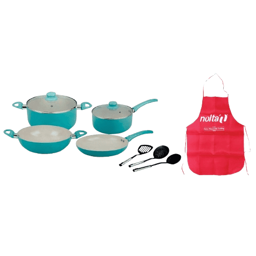 Kitchen Appliances :: Nolta Non Stick Ceramic 10Pc Set