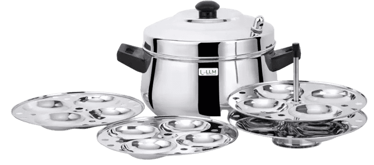 Kitchen Appliances :: Pots & Pans :: LLM Curve Idly Cooker | 4 Plates ...