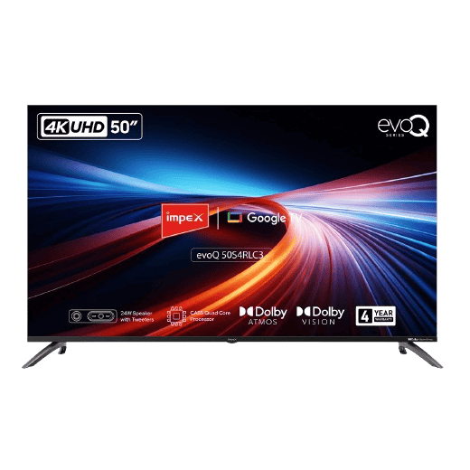 TV :: Impex :: Impex evoQ 4K QLED GoogleTV | 109cm (43 inch) | 43S4QLF3