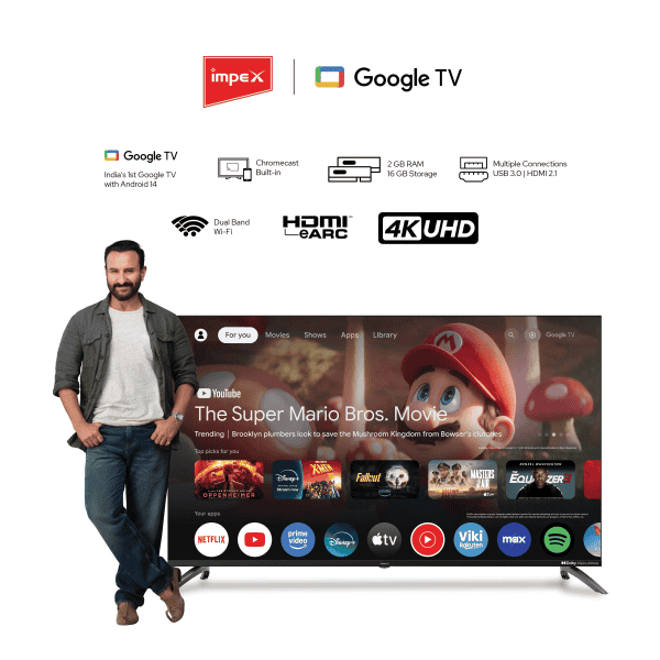 TV :: Impex :: Impex evoQ UHD Smart LED TV | 139 cm (55 inch) | Dolby ...