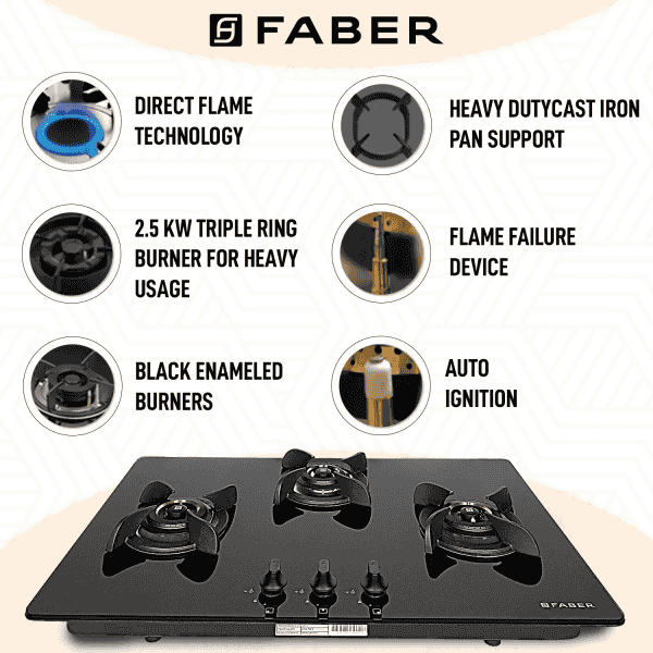 Kitchen Appliances :: Gas Stoves :: FABER HOB ULTIMA PLUS | GAS STOVE ...